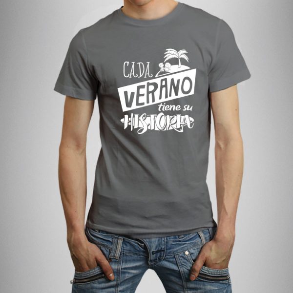 Polo O Camiseta Con Frase De Cada Verano Tiene Su Historia Estampado A